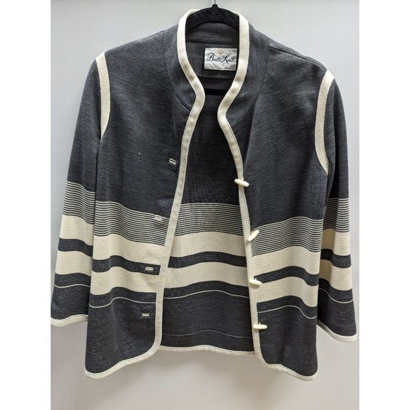 Butte | Sweaters | Butte Knit Vintage Grey And Cream Cardigan | Poshmark